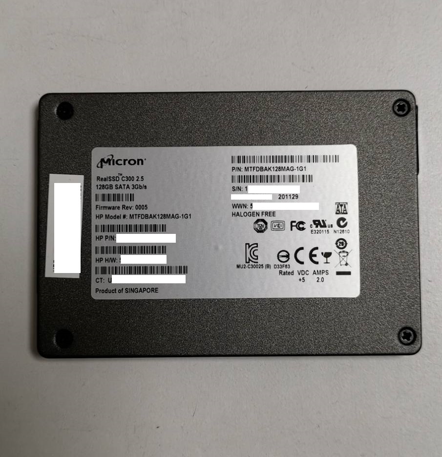 Micron RealSSD C300 7mm 2.5inch 128GB MTFDBAK128MAG-1G1 SATA 1個限定(128GB～)｜売買されたオークション情報、yahooの商品 ...