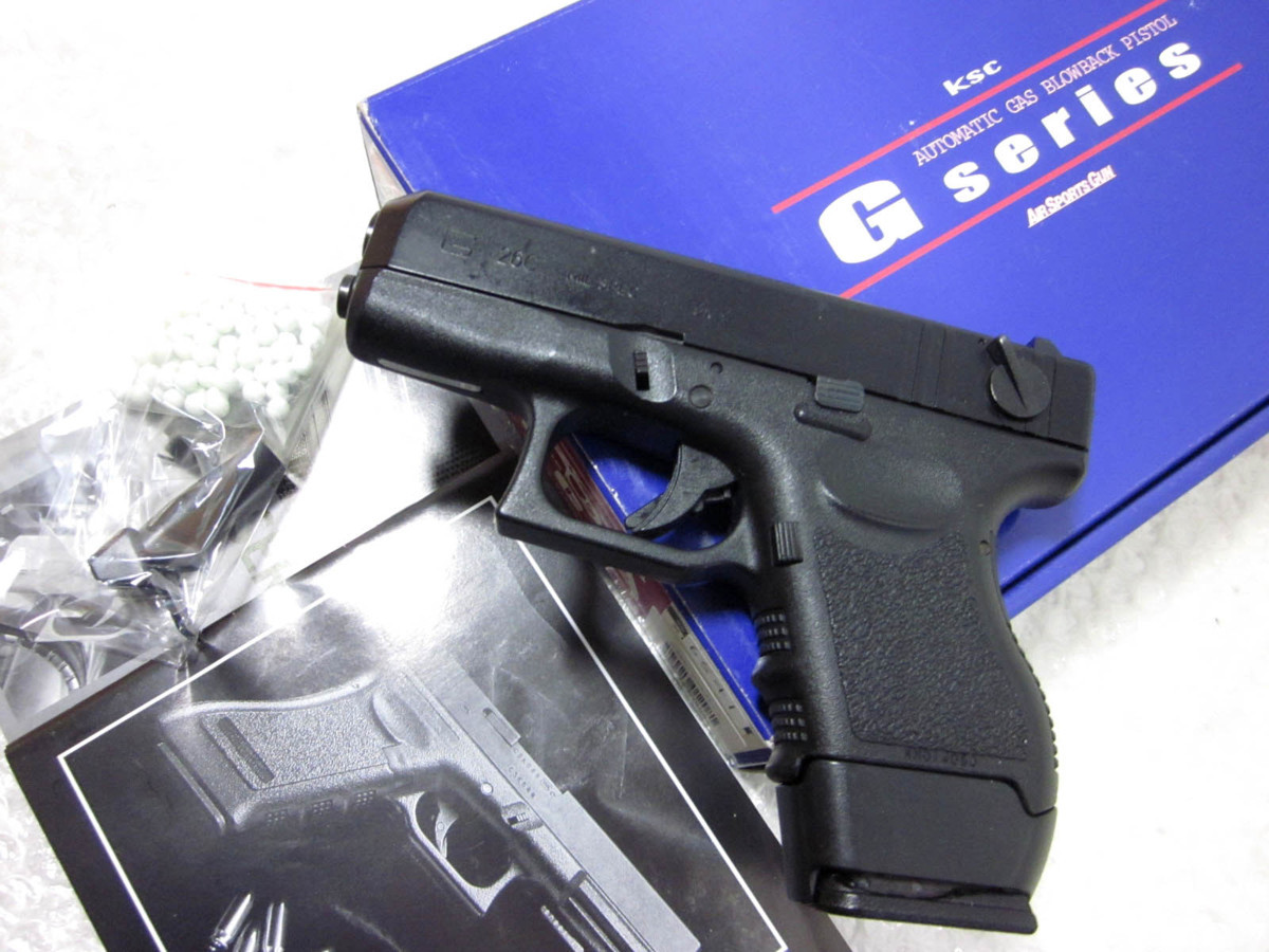 KSC G26C GLOCK26C ケーエスシー Gシリーズ グロック ガスガン 箱/説 有 ジャンク品(ガスガン)｜売買されたオークション ...