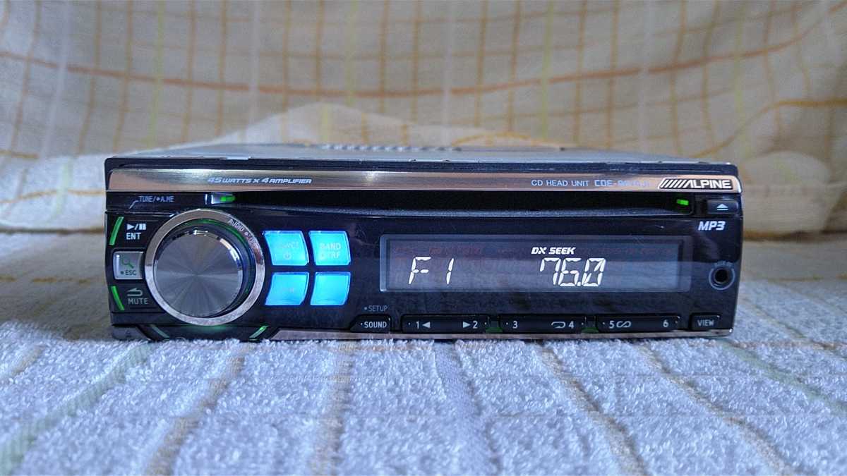 ALPINE アルパイン CDE-9874Ji 1DIN CD/チューナーメインユニット(アルパイン)｜売買されたオークション情報、yahooの商品情報をアーカイブ公開 - オークファン ...