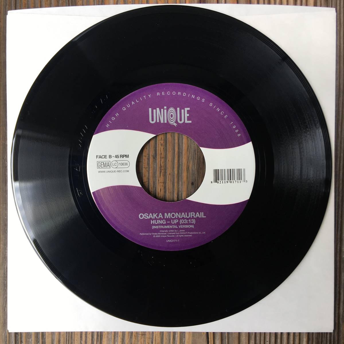 Osaka Monaurail / Hung - Up Vocal Version / Instrumental 7inch DEEP ...