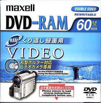 激安 maxell ビデオカメラ用8cmDVD-RAM DRMH60.1P ホルダータイプ 両面2.8GB/60分(DVD-RAM)｜売買されたオークション情報、yahooの商品情報を ...