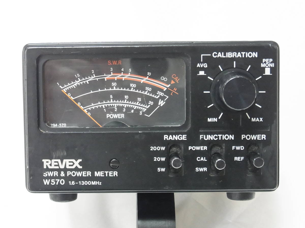 REVEX W570 通過型パワー SWR計 1.6-1300Mhz(アクセサリ)｜売買されたオークション情報、yahooの商品情報を ...