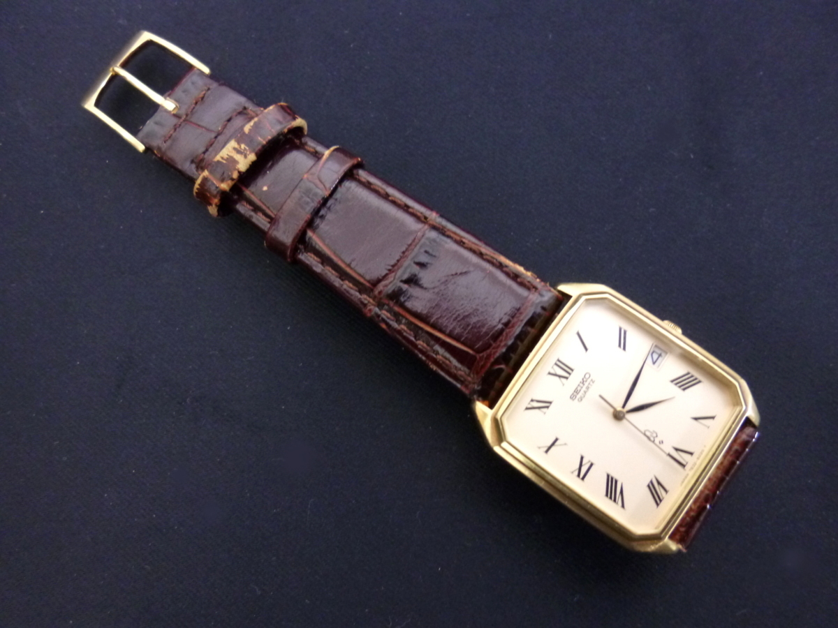 SEIKO セイコー seiko 18K K18 750 国旗 金 エンブレム 7832-5020 腕時計 日本(その他)｜売買された ...