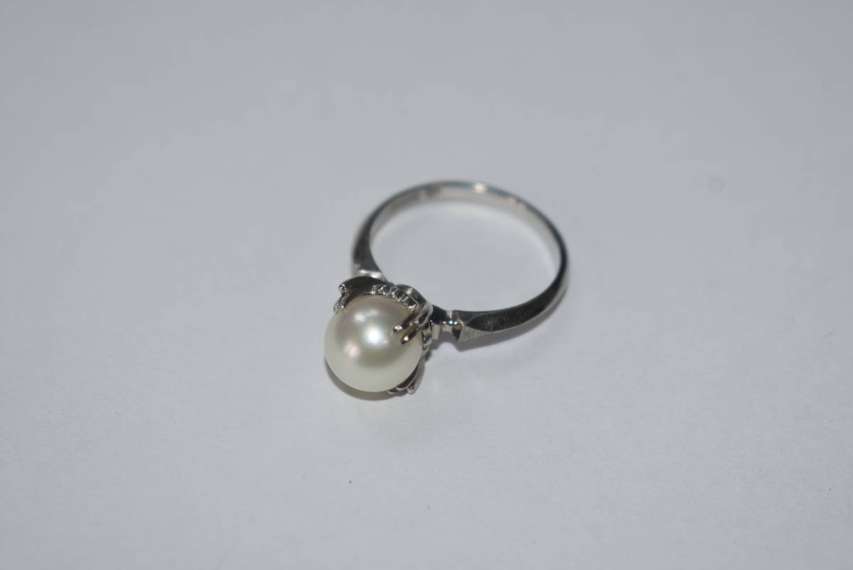 うぶ品 Pt900刻印 パール付リング 約4.2g(プラチナ)｜売買されたオークション情報、yahooの商品情報をアーカイブ公開 - オークファン（aucfan.com）