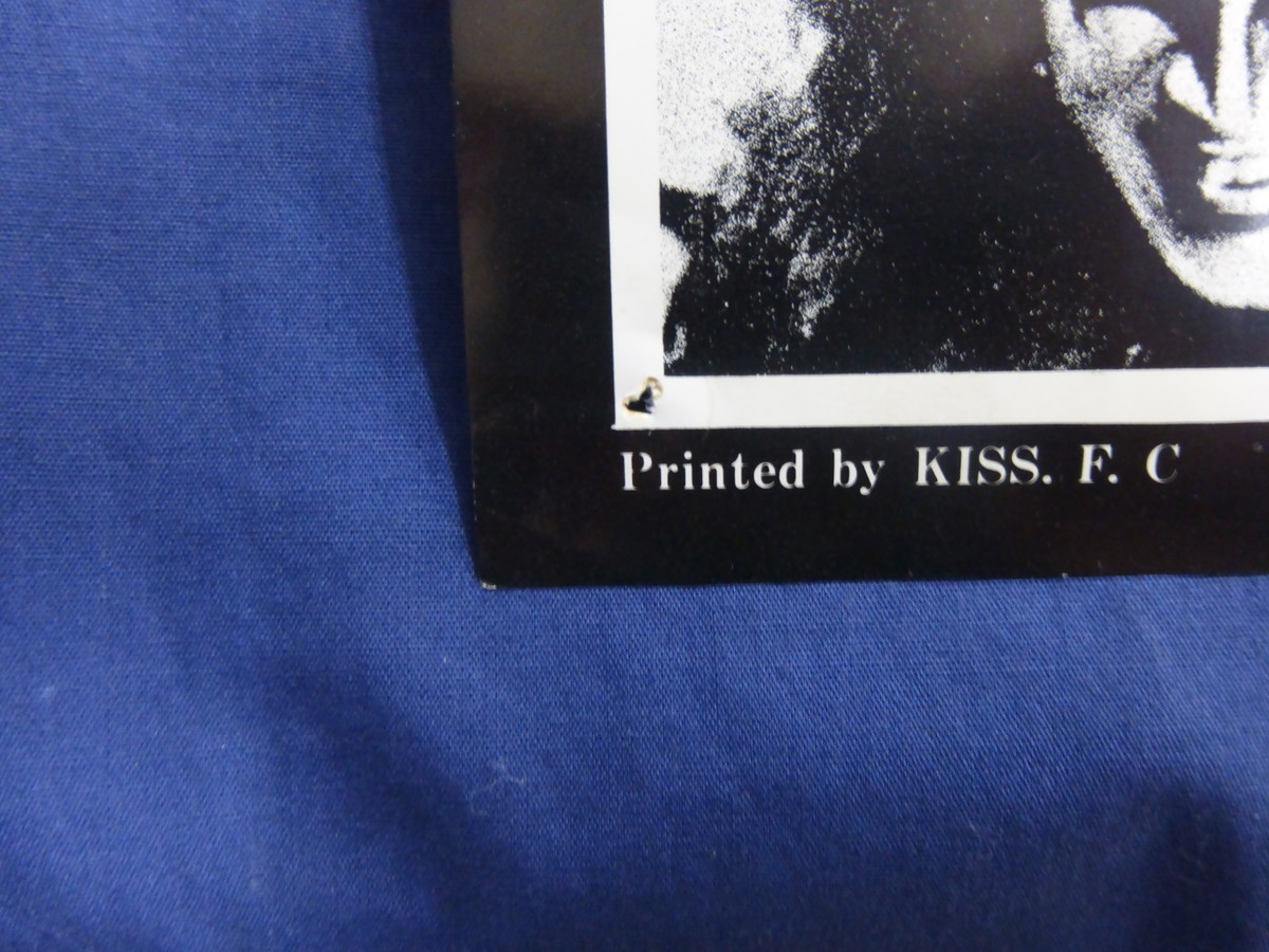 〇 KISS キッス ポスター Printed by KISS.F.C / ファンクラブ / ジーン シモンズ ポール スタンレー ...
