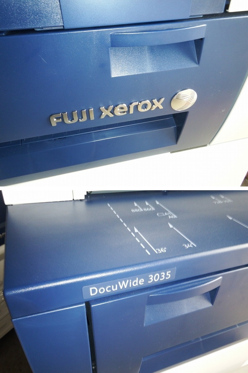印字わずか145枚 XEROX DocuWide 3035 富士ゼロックス 広幅複合機 ドキュワイド 3035 取扱説明書付 J0605K1 ...