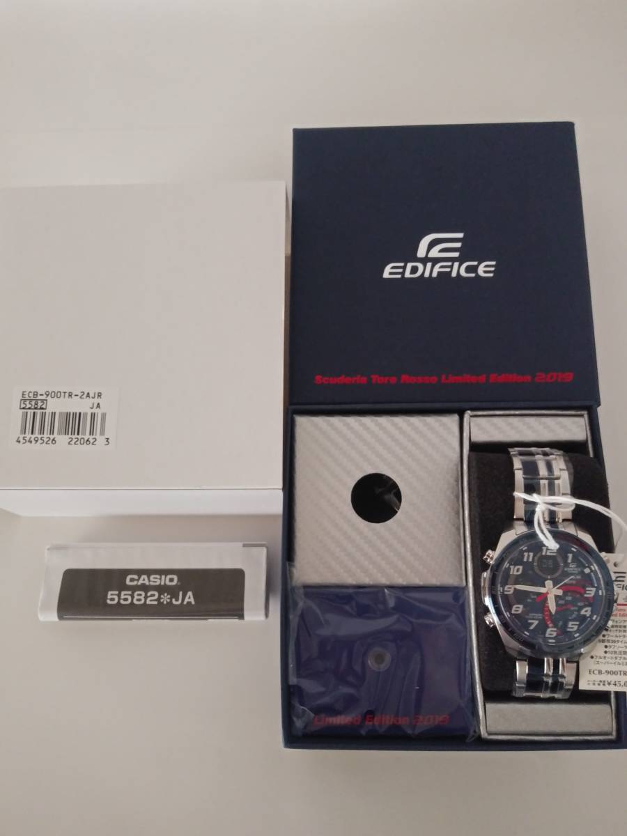 EDIFICE Scuderia Toro Rosso Limited Edition スマートフォンリンクシリーズ ECB-900TR ...