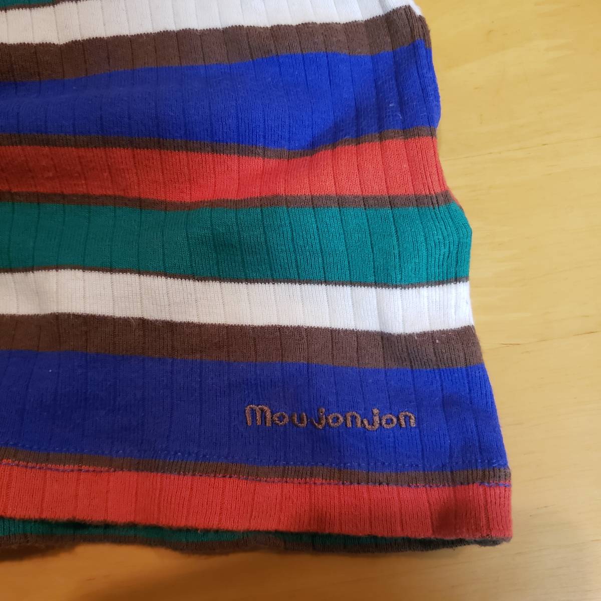 130 moujonjon ムージョンジョン カラフルボーダー長袖タートルネック(長袖シャツ)｜売買されたオークション情報、yahooの商品 ...