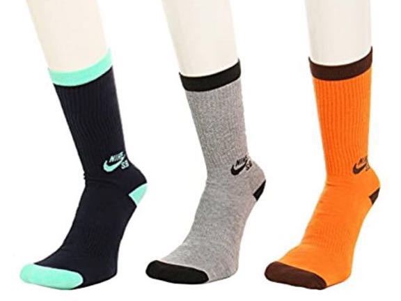 ナイキ SB3Pクルーソックス25-27㎝オレンジ灰色紺 SX5865-901 2020-0809-2-12(ナイキ)｜売買されたオークション情報、yahooの商品情報をアーカイブ公開 ...