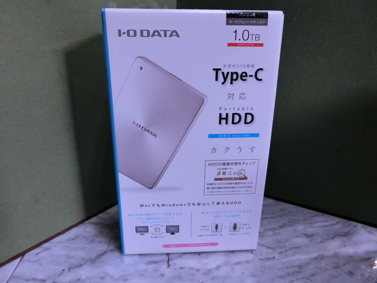 /I-ODATA/アイオーデータ/ポータブルHDD/外付け/1.0TB/USB TYPE-C/(1TB～)｜売買されたオークション情報 ...