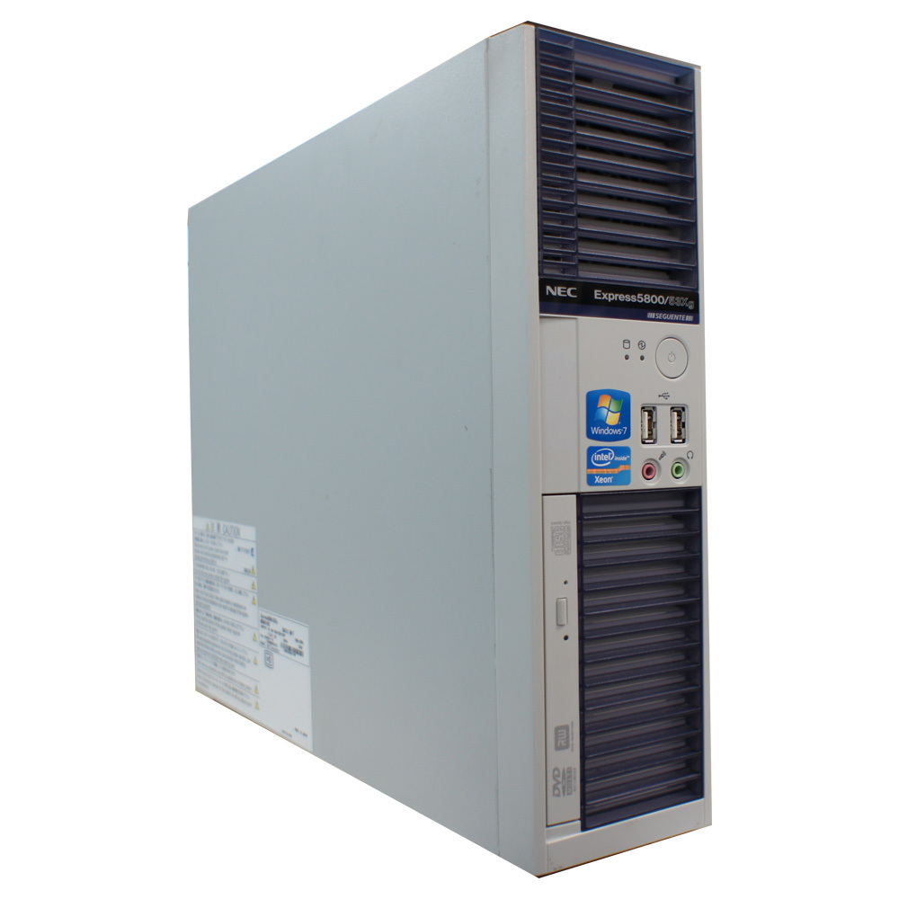 高速 Xeon V2搭載 スリムタワー型WS NEC Express5800/53Xh 4コア Xeon E3-1275v2 3.5GHz ...