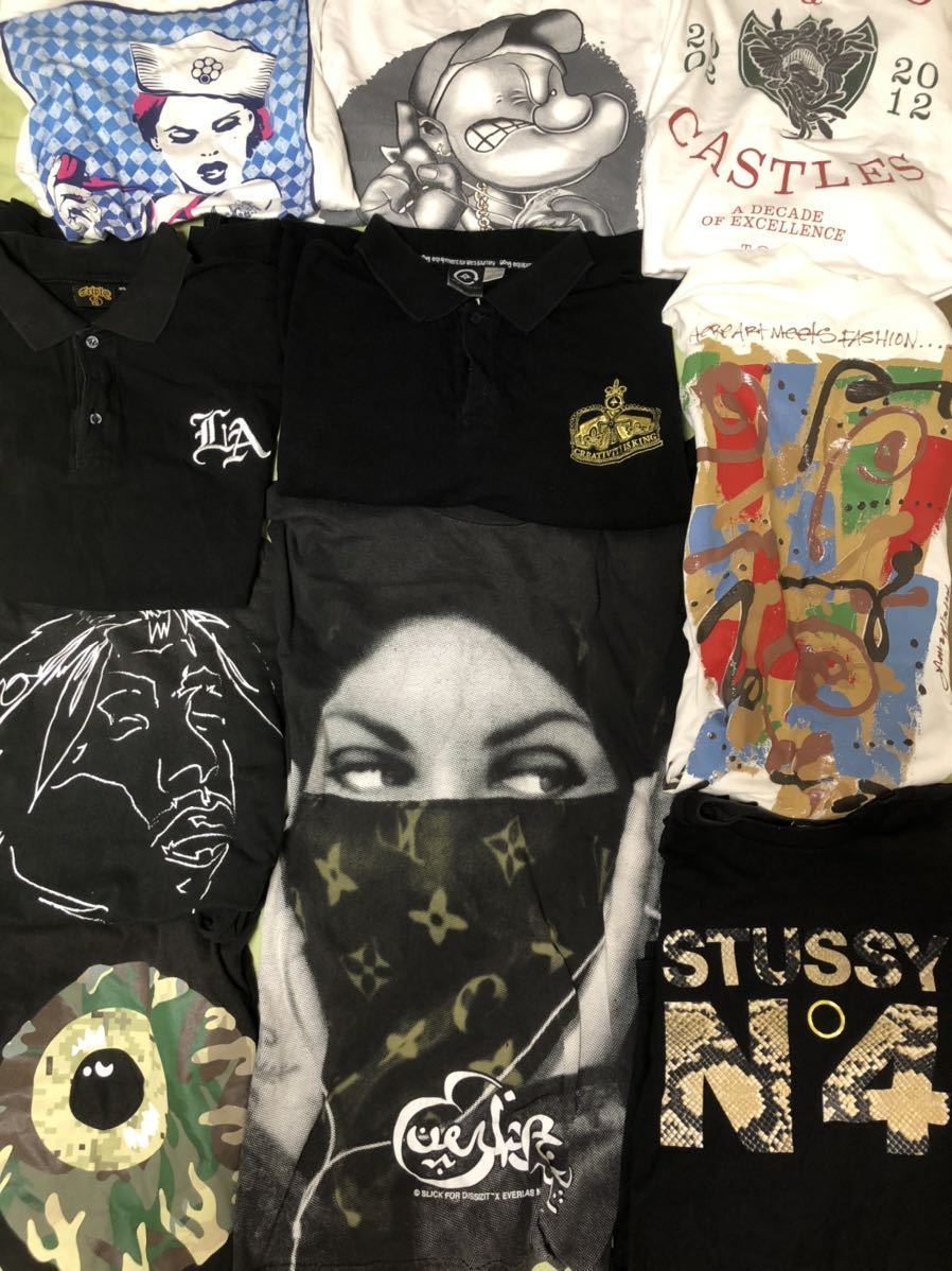 古着 1円 xl tee crooks la lrg rock smith stussy mishka dissizit XLサイズ 20SS ...