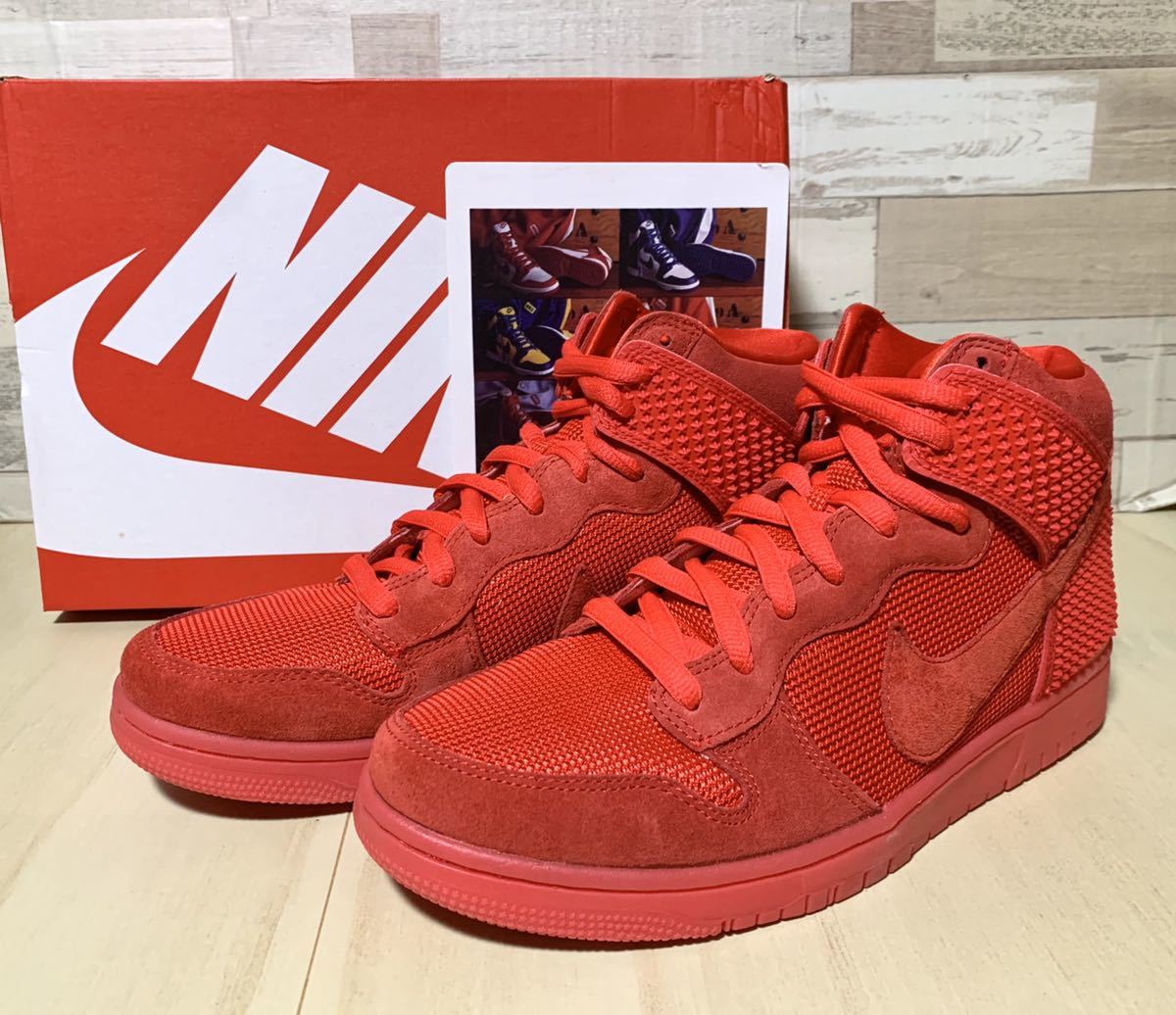 DS 15年製 NIKE DUNK CMFT PRM RED OCTOBER ナイキ ダンク プレミアム AIR YEEZY 2 KANYE ...