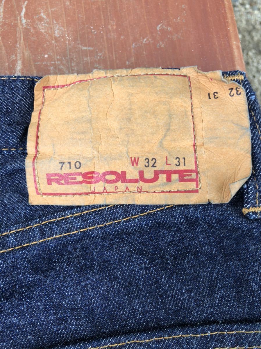 RESOLUTE リゾルト 710 W32 L31(ジーンズ)｜売買されたオークション情報、yahooの商品情報をアーカイブ公開 - オークファン（aucfan.com）