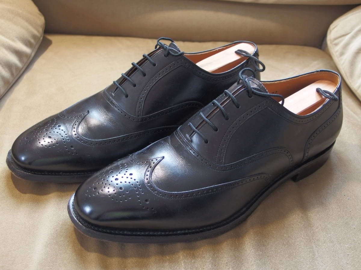 スコッチグレイン SCOTCH GRAIN 27 3E 3525 アシュランス 黒 木製シューキーパー付(27.0cm)｜売買されたオークション情報、yahooの商品情報をアーカイブ公開 ...