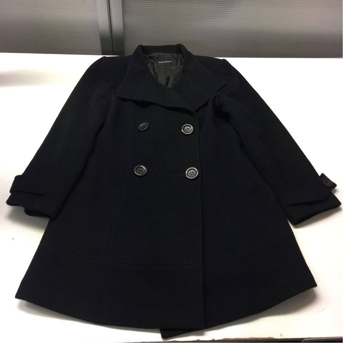 RANG MUSEE ラングミュゼ ロングコート アウター チェスターフレアコート レディース 13AR ブラック 黒#20731sxx(Lサイズ)｜売買されたオークション情報、yahooの ...