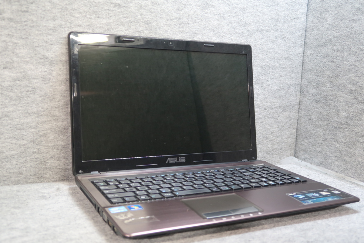 ASUS K53E-SX1872VS Core i7-2670QM 2.2GHz 4GB DVDスーパーマルチ ノート ジャンク N10025 ...