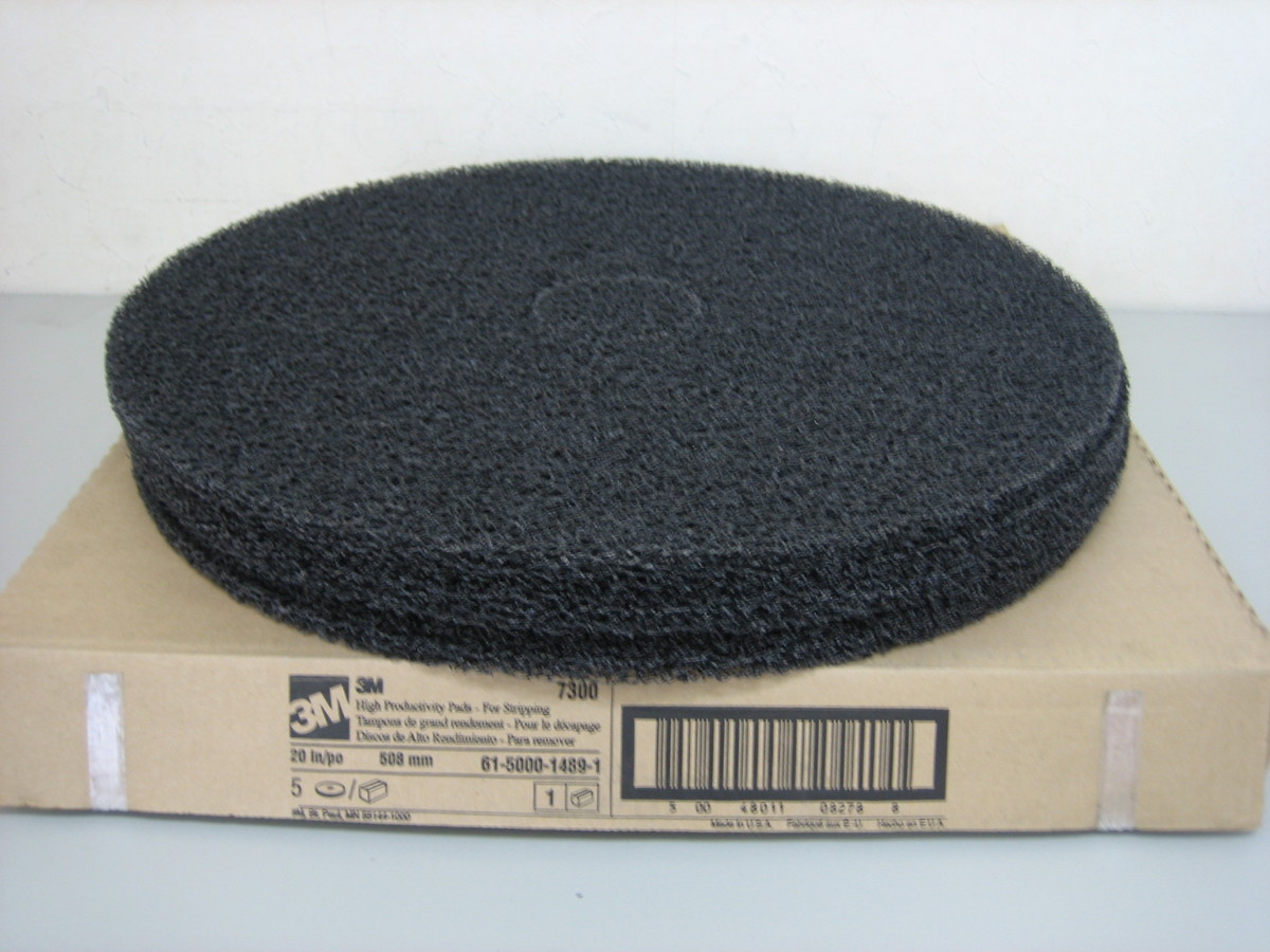 BIK796 3M/7300/High Productivity pads/20インチ/ブラック/5枚入/業務用 清掃用品/プロ用ツール ...