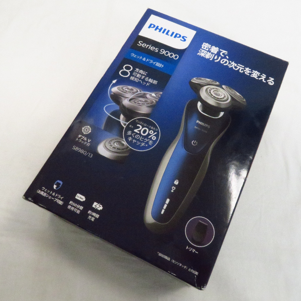 Th343921 フィリップス ウェット＆ドライ 電気シェーバー series 9000 S8980/13 PHILIPS 開封品 ...
