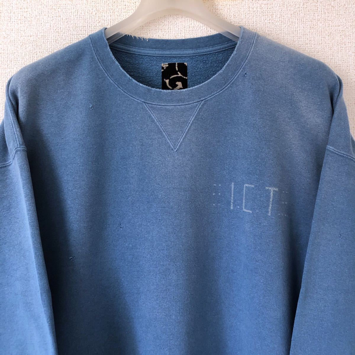 visvim ICT JUMBO SWEAT L/S CRASH INDIGO SIZE3 SANJURO SKAGWAY HI G ...