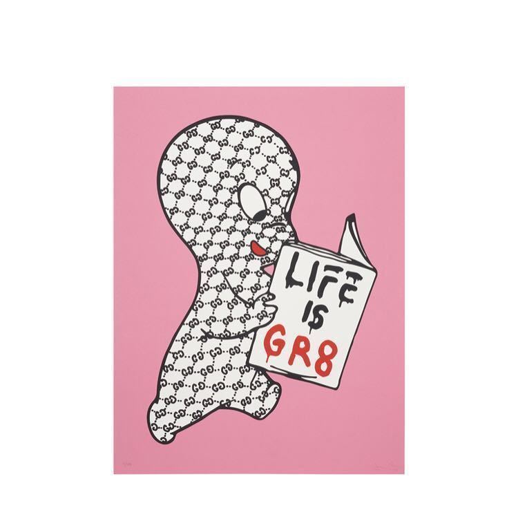 ※各色25枚限定 Trouble Andrew x KUBO = LIFE IS GR8 collection Casper Print ...