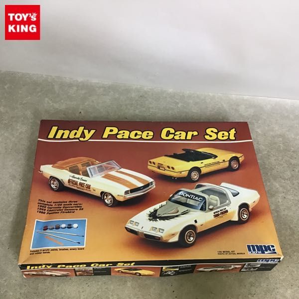 1円 mpc ERTL 1/25 Indy Pace Car Set / 1986コルベット コンバーチブル 1969シボレー カマロSS ...