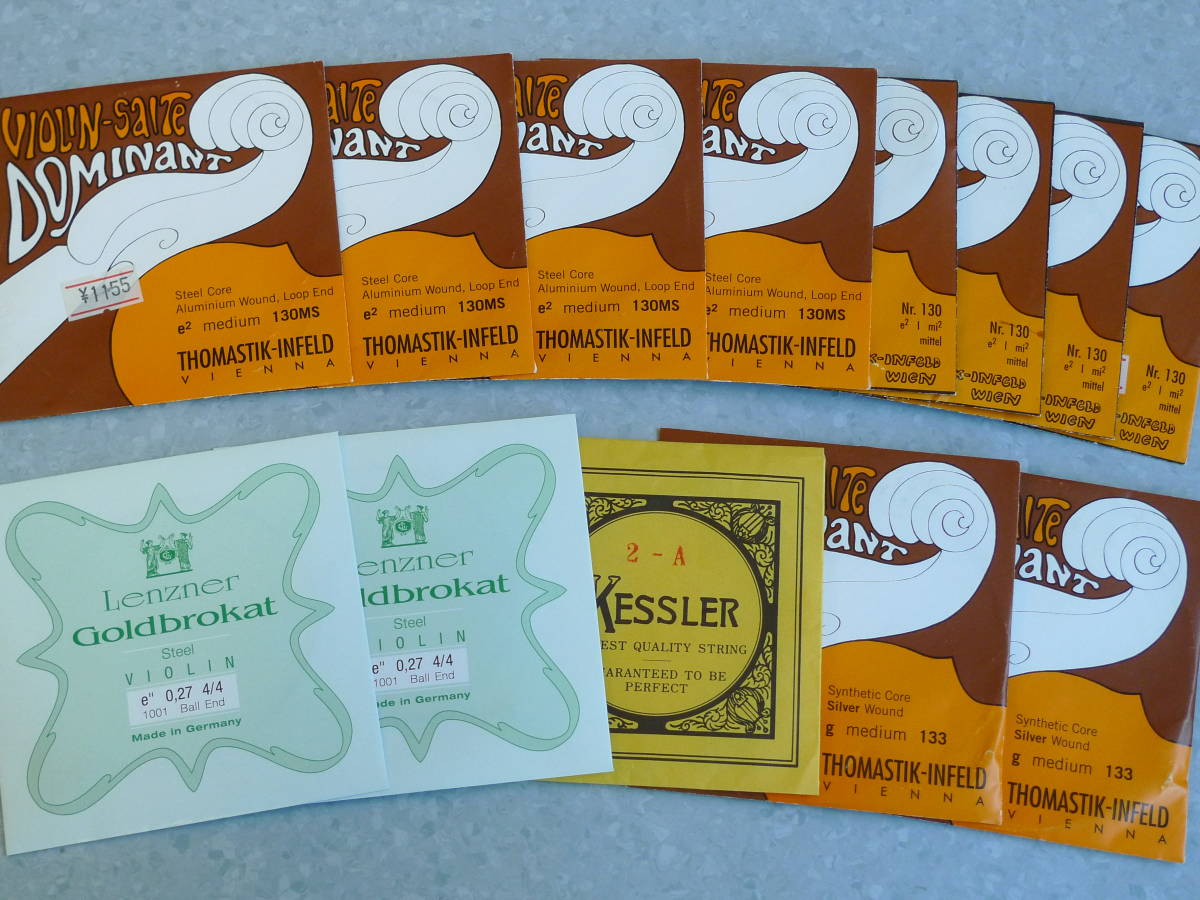 バイオリン弦 DOMINANT e2 g Lenzner e KESSLER 2-A(バイオリン)｜売買されたオークション情報、yahooの ...