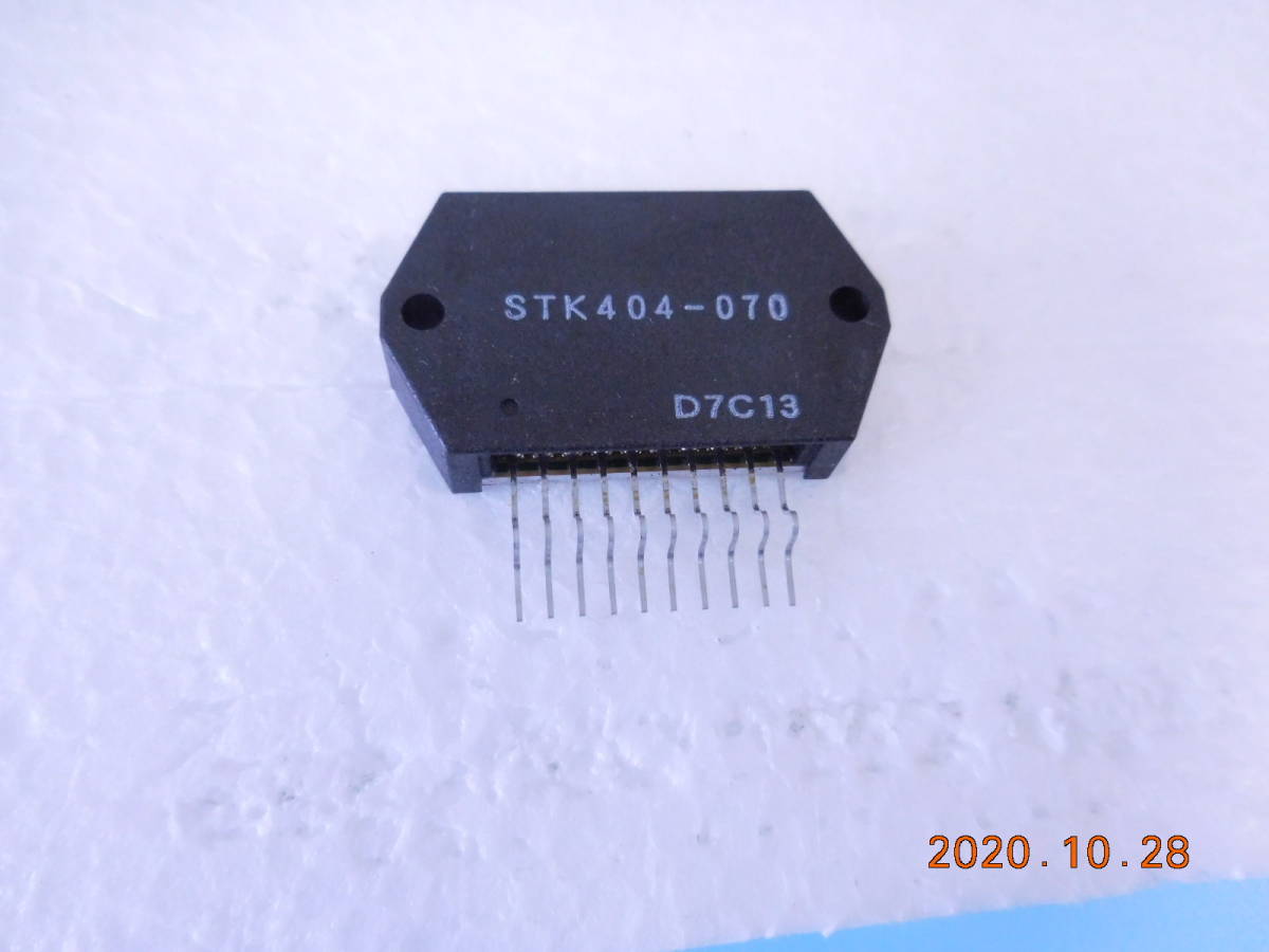 SANYO サンヨー STK404-070 1ch AFパワーアンプIC 出力40W 2個1組 #81(集積回路)｜売買されたオークション情報 ...