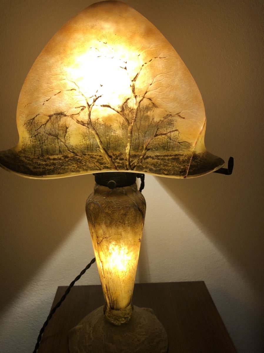 訳有り 激安スタート ドームナンシー Daum Nancy ランプ アンティーク 2灯(照明)｜売買されたオークション情報、yahooの商品 ...