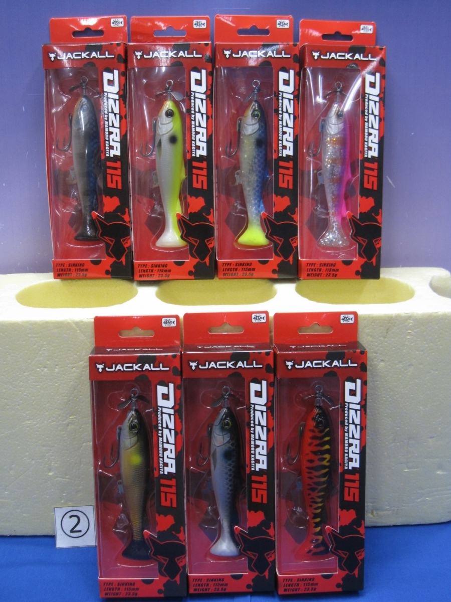 A15-2 JACKALL ジャッカル ワーム ディズラ115 7種 7個セット(その他)｜売買されたオークション情報、yahooの商品情報をアーカイブ公開 - オークファン（aucfan.com）