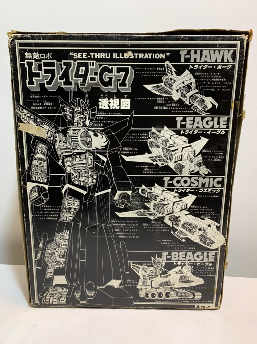 現状品 変型合体セット トライダーG7 クローバー UNRIVALED-ROBOT TRYDER-G7(超合金)｜売買されたオークション情報 ...
