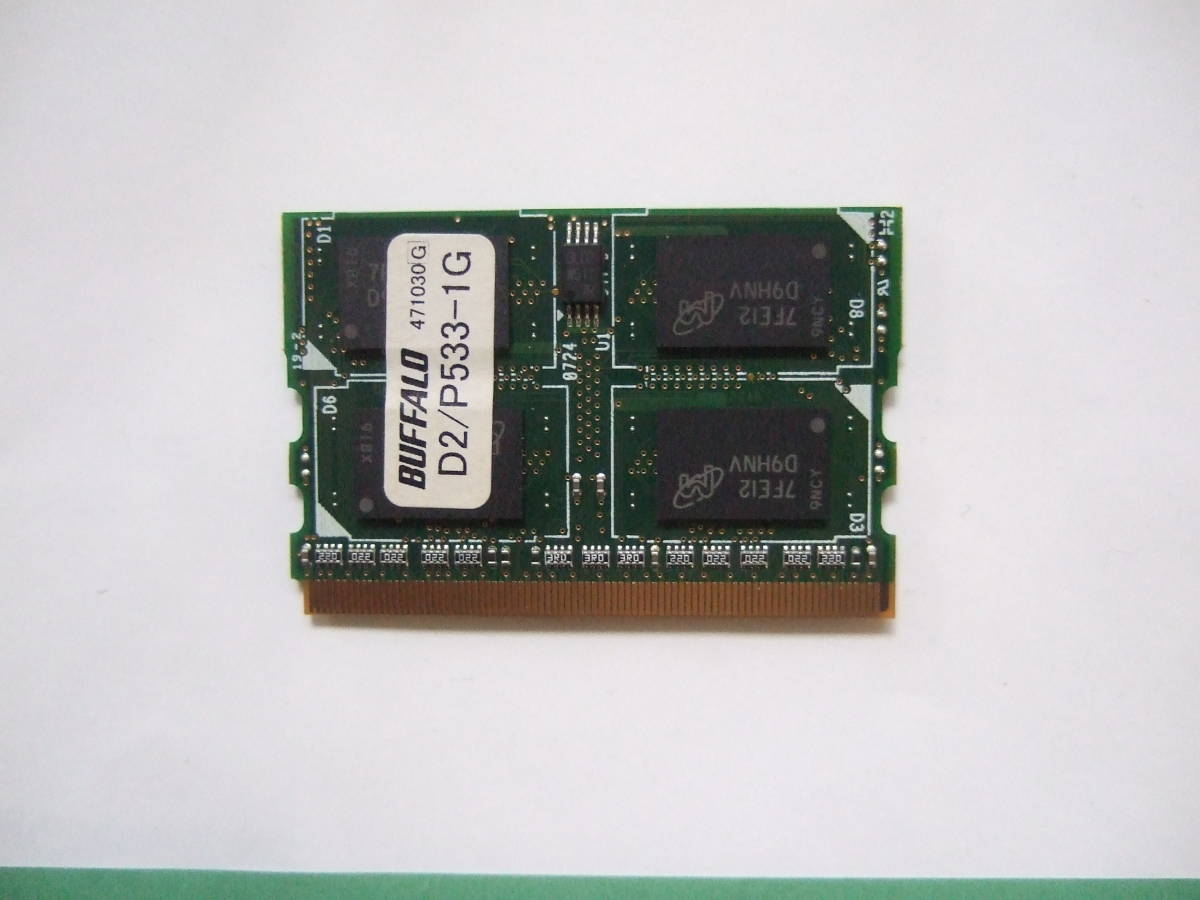 BAFFALO DDR2 SDRAM D2/P533-1G 172Pin MicroDIMM 1GB(DDR2 MicroDIMM)｜売買され ...