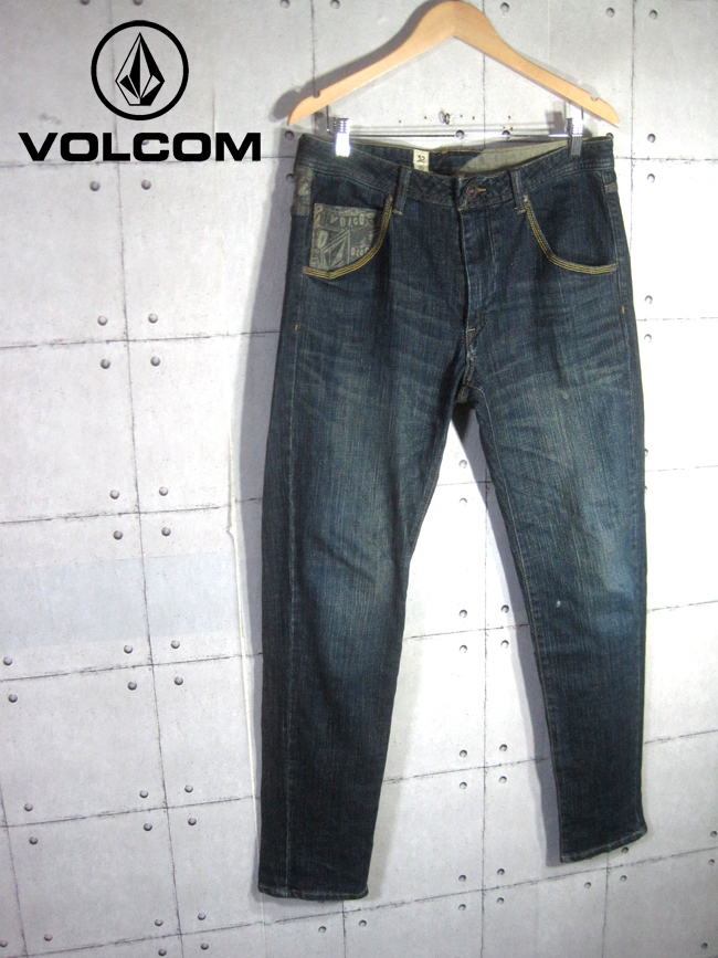 VOLCOM ボルコム/A19114JA VIN ロゴ総柄切替 ストレッチ スリム デニムパンツW32/スリムテーパード ジーンズ/メンズ/スケートボード(ボトムス)｜売買されたオークション ...
