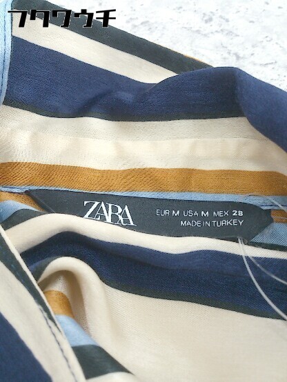 ZARA ザラ ストライプ 長袖 シャツ サイズEUR M USA M MEX28 マルチ レディース(長袖シャツ)｜売買されたオークション情報、yahooの商品情報をアーカイブ公開 ...