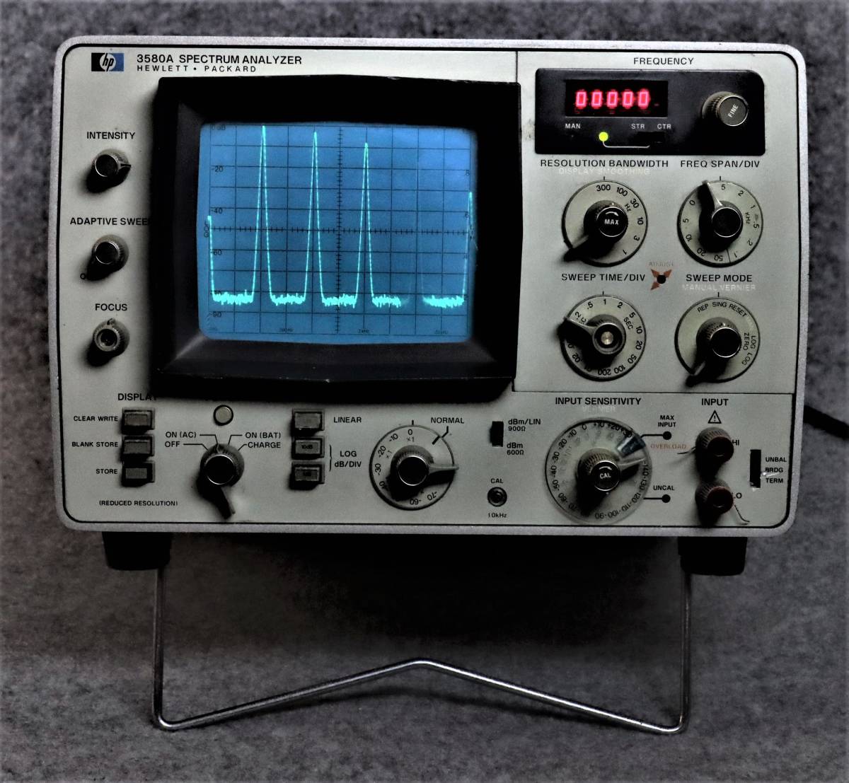 動作良好品 HP3580A OPT002 5Hz 50kHz Spectrum Analyzer 低周波スペクトラム アナライザ ...