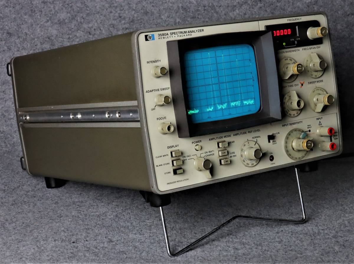 動作良好品 HP3580A OPT002 5Hz 50kHz Spectrum Analyzer 低周波スペクトラム アナライザ ...