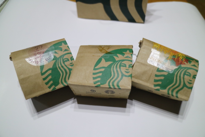 スターバックス コーヒー豆サンプル 3種 Blonde Roast Willow Blend 80g Light Note Blend 70g ...