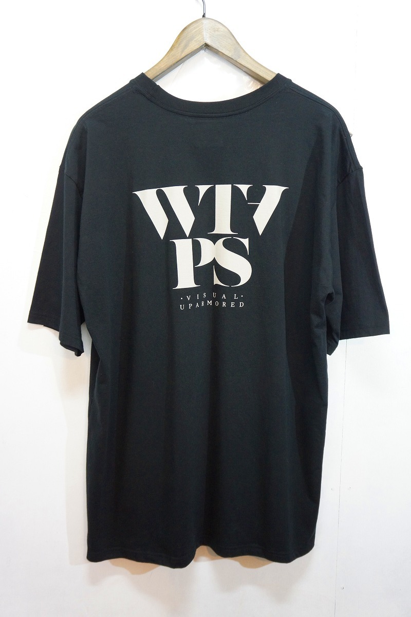 試着のみ 国内正規 21SS WTAPS ダブルタップス WRANGLE SCREEN SS TEE クルーネックTシャツ カットソー 211PCDT-ST04S 黒XXL 本物 705L ...