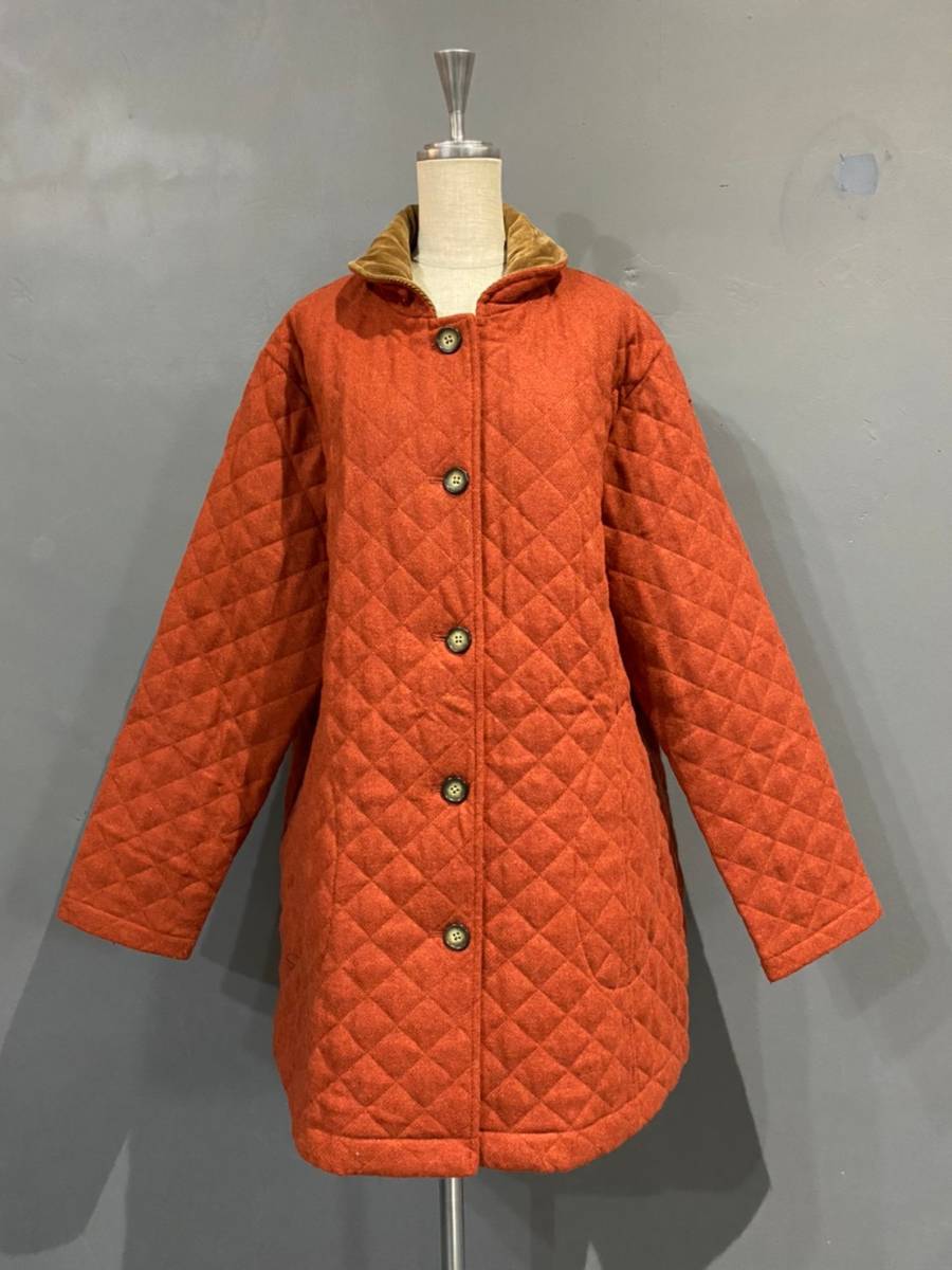 B76 エディーバウアー Eddie Bauer 襟コーデュロイ ウール キルティングコート レディース XL 大きいサイズ(女性用)｜売買されたオークション情報、yahooの商品情報を ...
