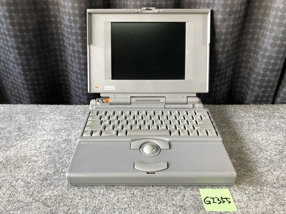 送1000円 Apple Macintosh PowerBook 180c 68030-33/MEM不明/HDD欠 通電未チェック ...