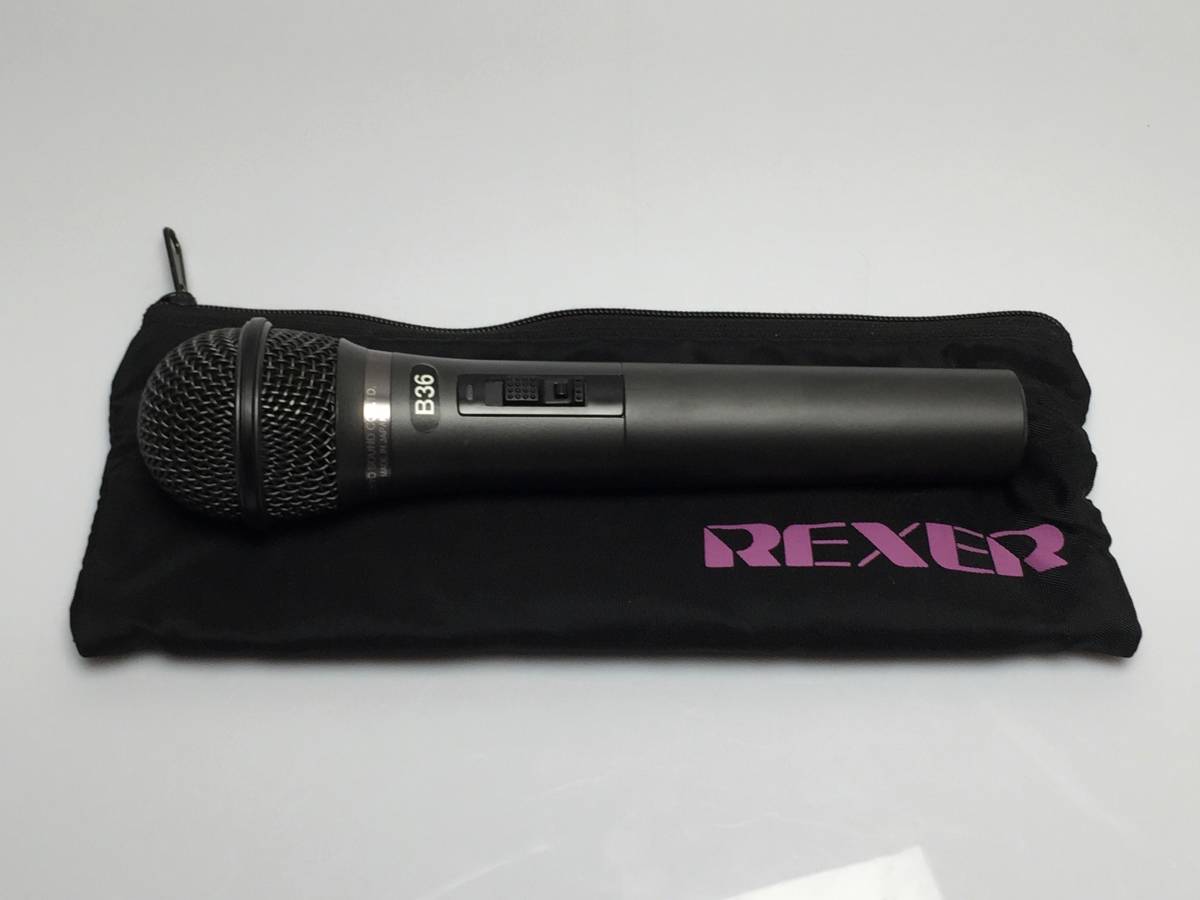 完動品 REXER ワイヤレスマイク RZM－800 袋付き Tokyo sound RZシリーズ レクサー レコーディング 定価 47250 ...