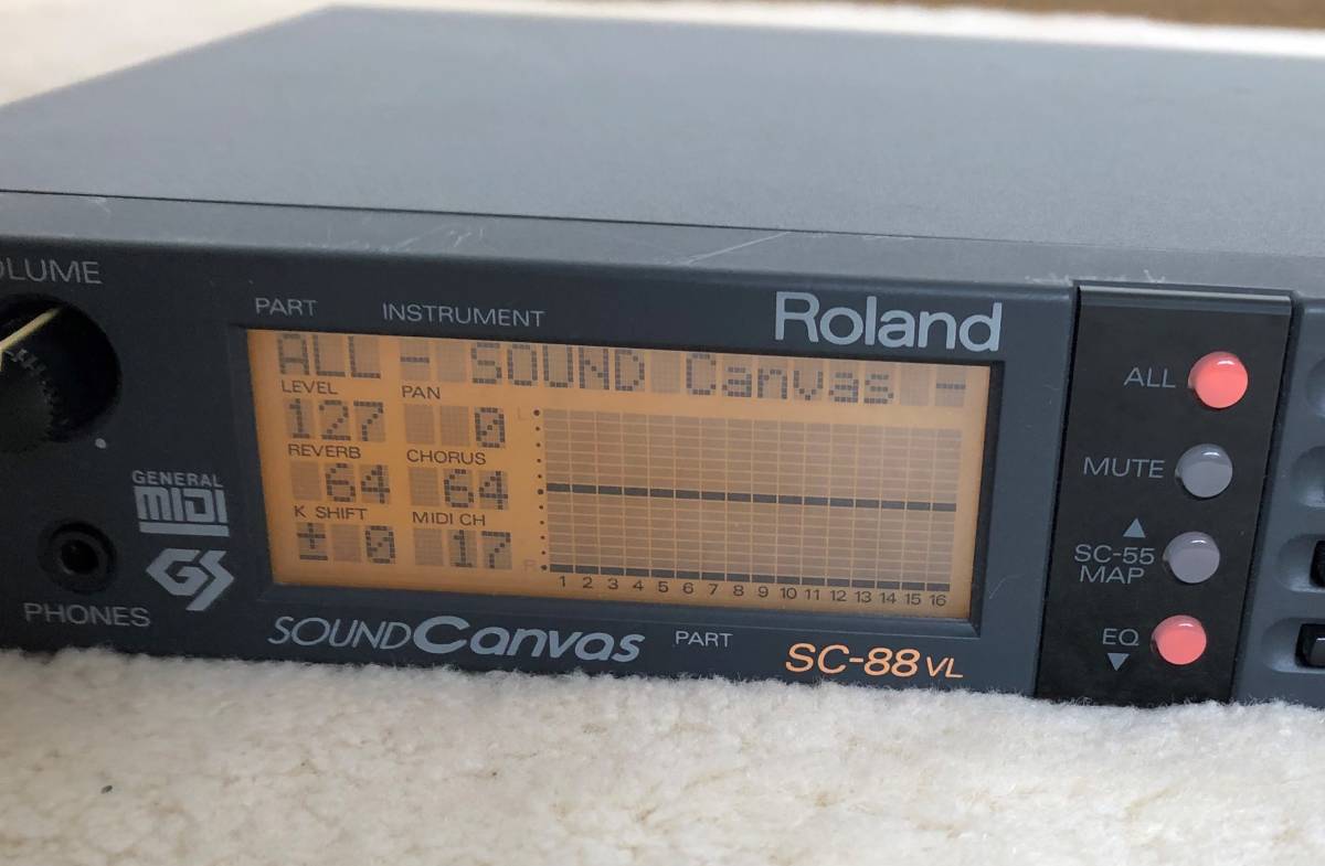 Roland ローランド SC-88VL SOUND CANVAS 音源モジュール(音源モジュール)｜売買されたオークション情報、yahooの ...