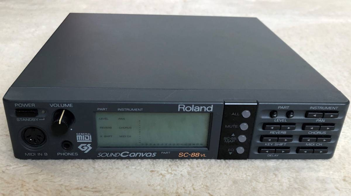 Roland ローランド SC-88VL SOUND CANVAS 音源モジュール(音源モジュール)｜売買されたオークション情報、yahooの ...