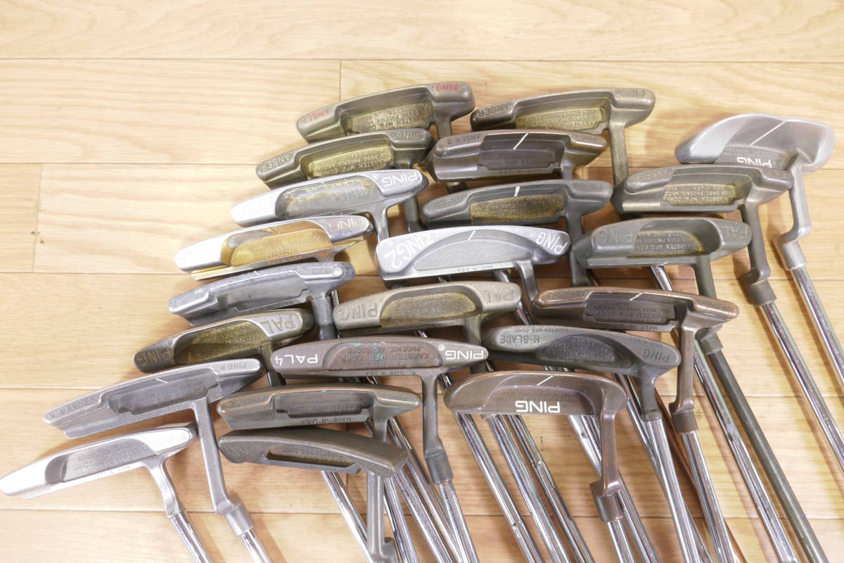 PING ピン パター大量 まとめ22本セット B60/MYDAY/H-BLADE/B61/ANSER/PAL2/ZING2他 現状品＠160(PING)｜売買されたオークション情報 ...