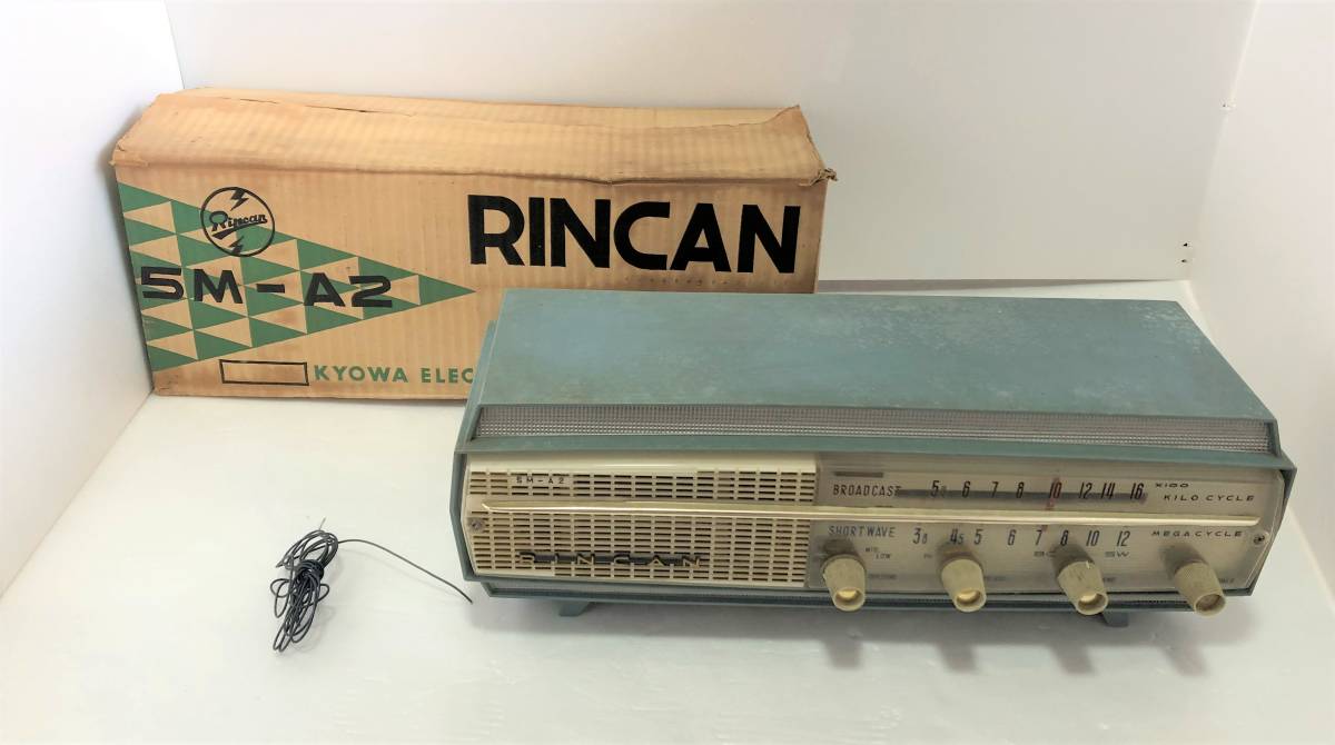 RINCAN リンカーンラジオ アンティーク 昭和レトロ 5M-A2 外箱 通電確認済 ビンテージ(アンティーク)｜売買されたオークション情報 ...
