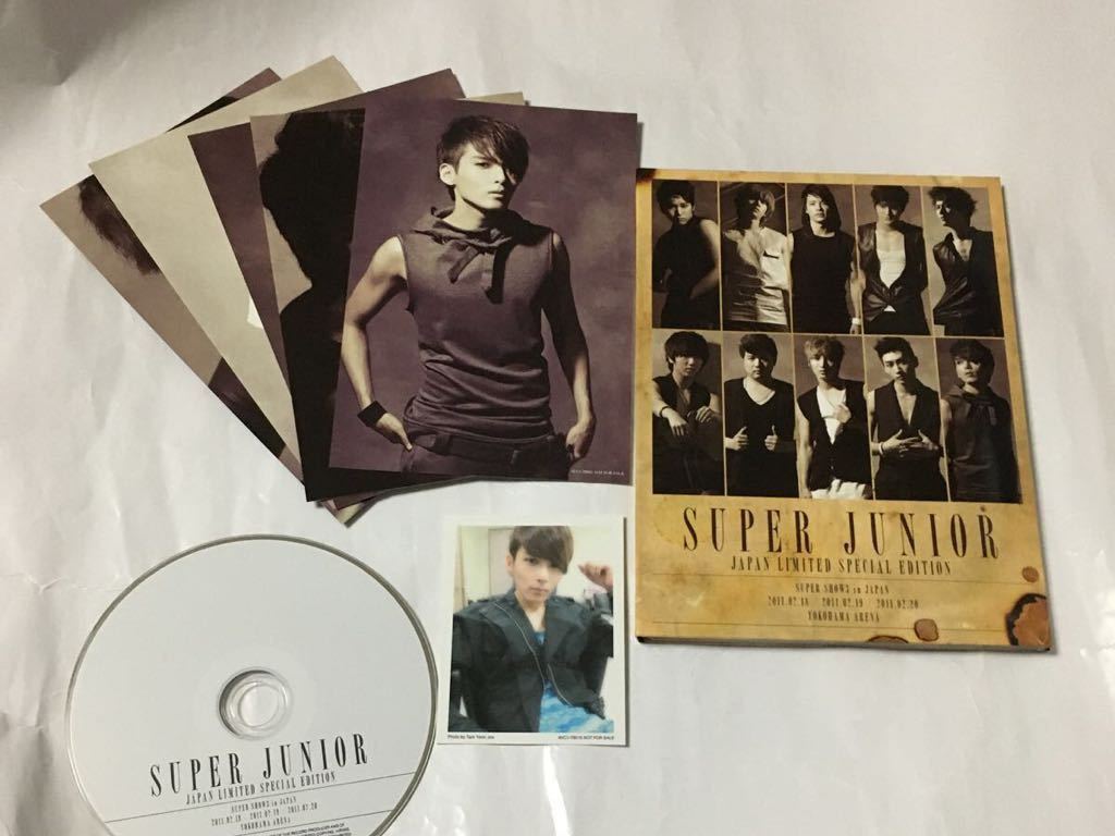 SUPER JUNIOR CD トレカ ミニアルバム JAPAN LIMITED SPECIAL EDITION SUPER SHOW 3 開催記念盤 mu-moショップLIVE会場限定盤 ...