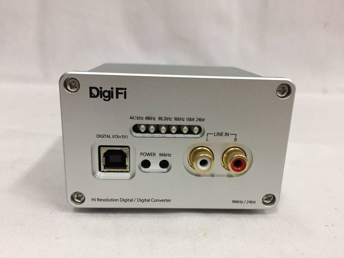 100Q225D00 DigiFi ハイレゾ デジタルコンバーター 96kHz/24bit N2factory アルミケース オラソニック社製 ...