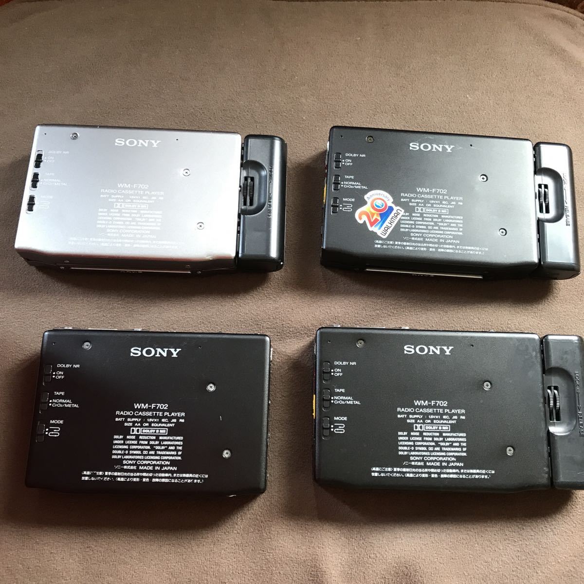 SONY WALKMAN WM-F702ソニー カセットウォークマン 4台 ジャンク(再生専用)｜売買されたオークション情報、yahooの商品 ...