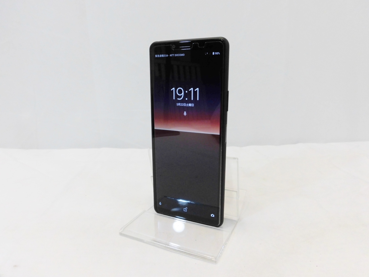 スマートフォン SONY ソニー Xperia 10Ⅱ エクスペリア SO-41A 2020年 64GB ブラック / docomo ...