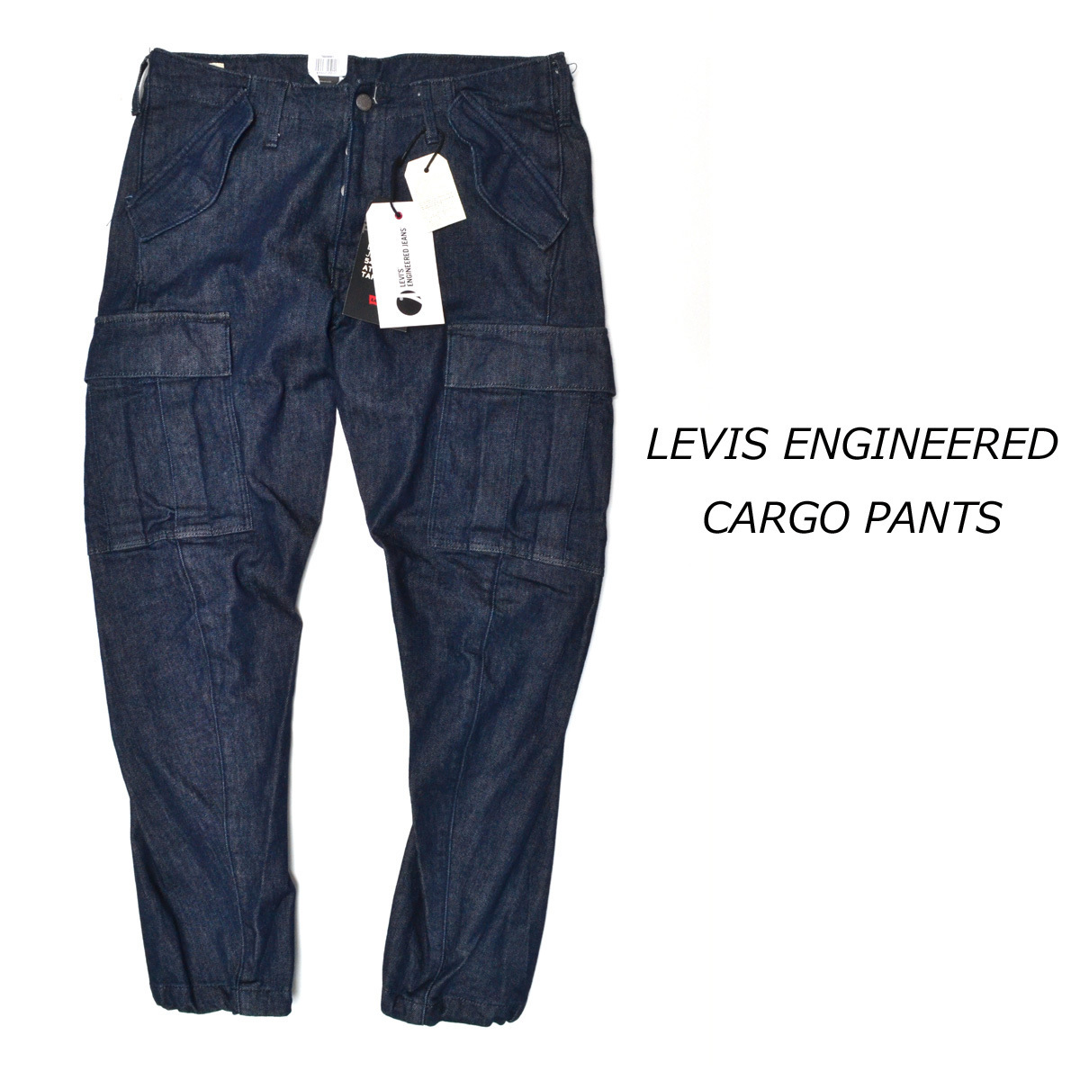 M75415 LEVIS ENGINEERED リーバイスエンジニアード 79889-0001 W34 立体裁断カーゴデニムパンツ 定価 ...